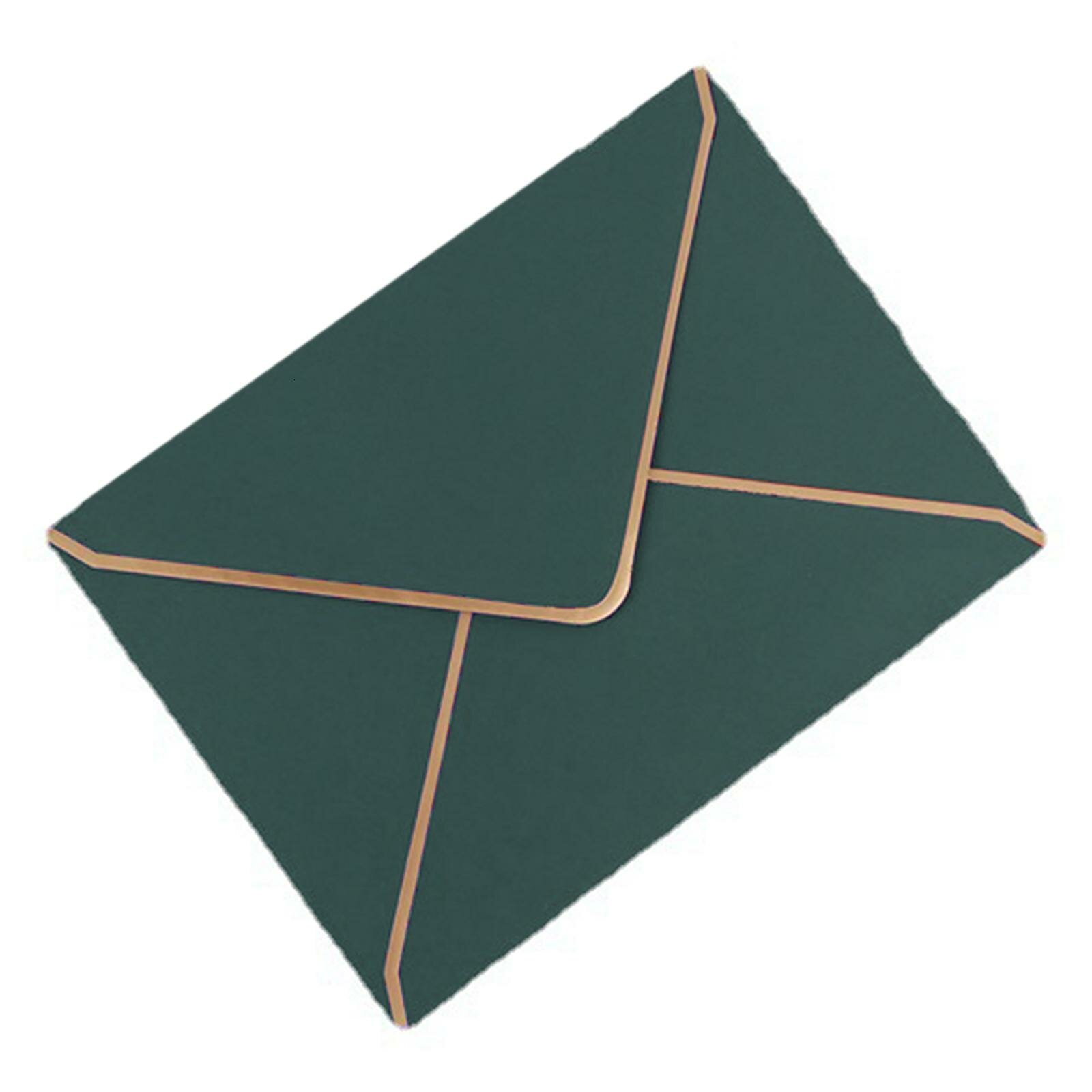 Конверты для бюджетирования, 7×5 дюймов, темно - зеленый