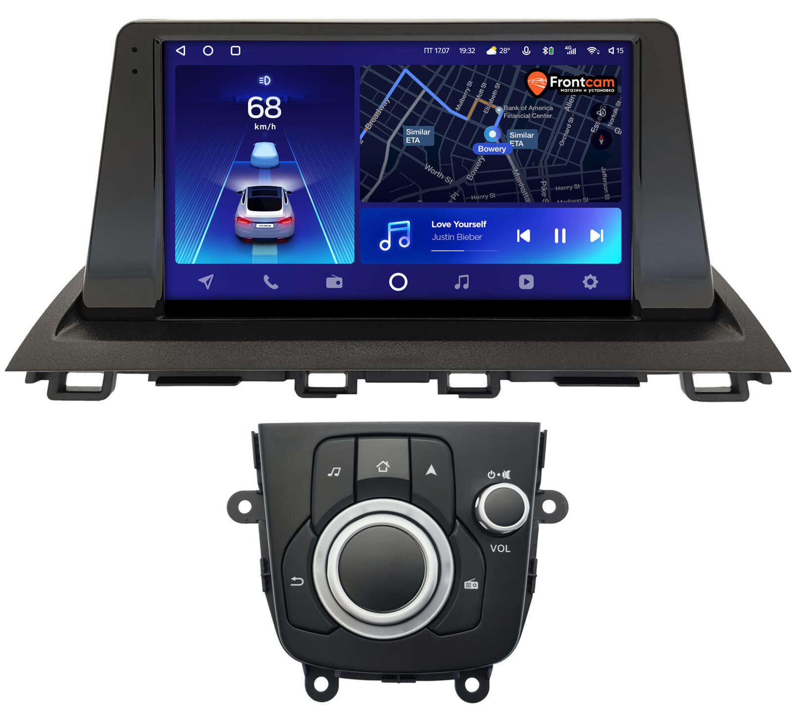 Штатная магнитола Mazda 3 (BM), Axela 3 2013-2019 Teyes CC2 PLUS 6/128 9" RM-9-781 Android 10 (4G-SIM, DSP, QLed)