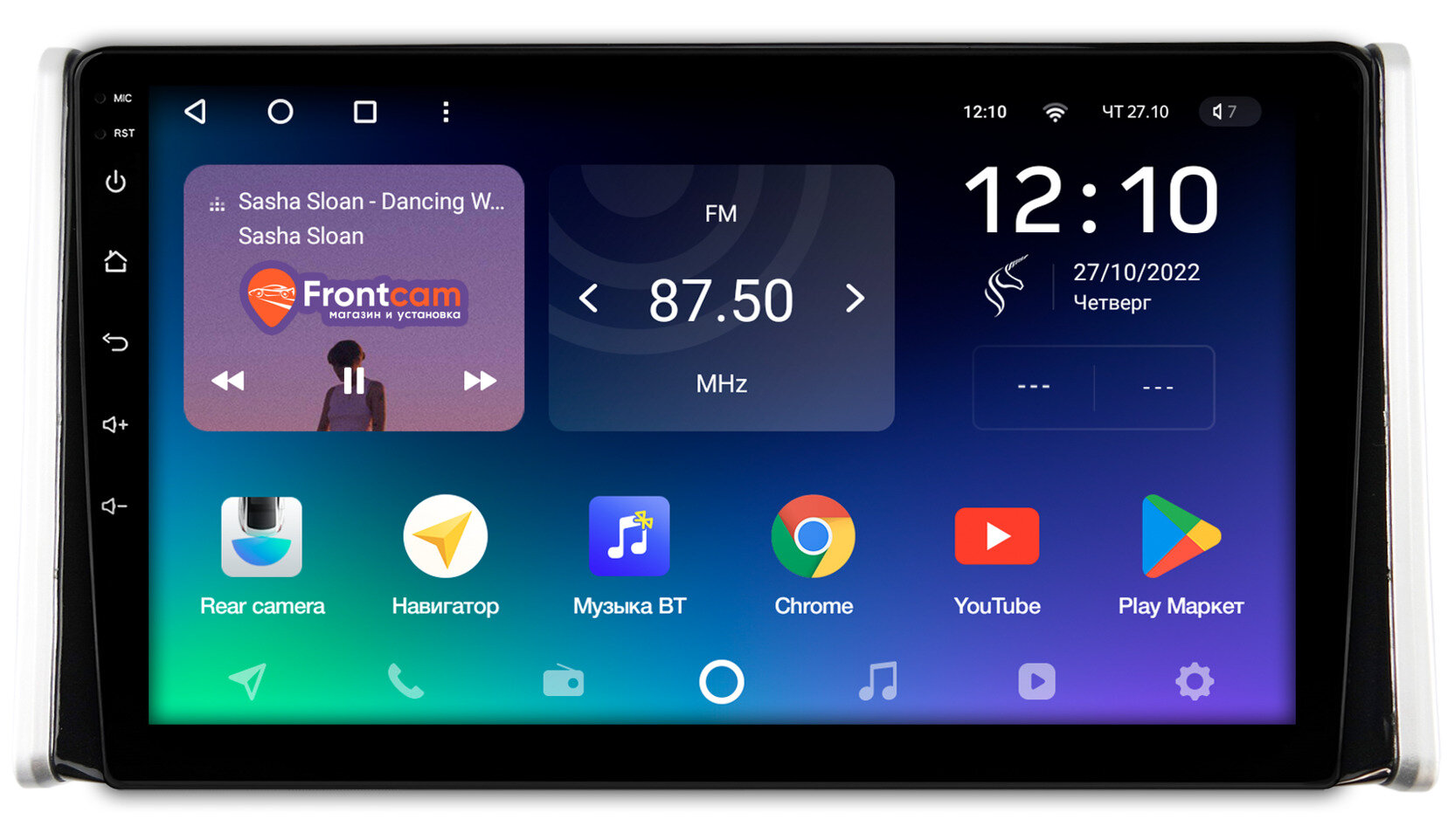 Штатная магнитола Toyota RAV4 5 (XA50) 2018-2026, Wildlander 2020-2025 (левый руль) Teyes SPRO PLUS 4/32 10" RM-1097 Android 10 (4G-SIM, DSP, IPS)