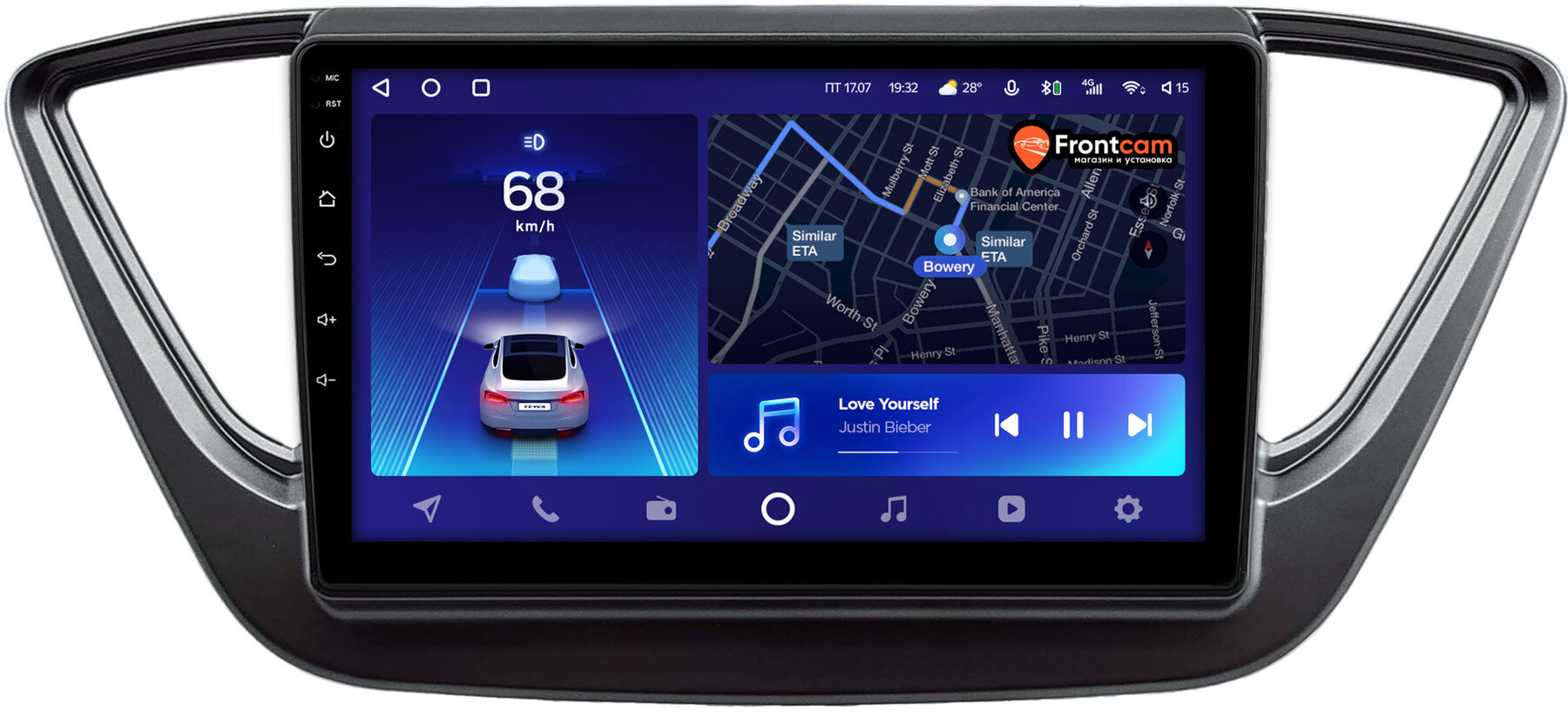 Штатная магнитола Hyundai Solaris 2 2017-2024 (серая) Teyes CC2 PLUS 6/128 9" RM-9-0338 Android 10 (4G-SIM, DSP, QLed)