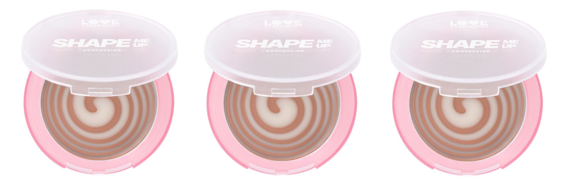 Контуринг Love Generation кремовый для лица Creamy Contouring Shape Me Up, тон 01, 2,7 гр - 3 штуки