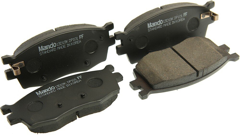 Колодки тормозные передние MANDO MPK29 Kia Rio II 1.4, 1.5d, 1.6 3, 05->, Hyundai Verna 1.4, 1.5d, 1.6 11, 05->