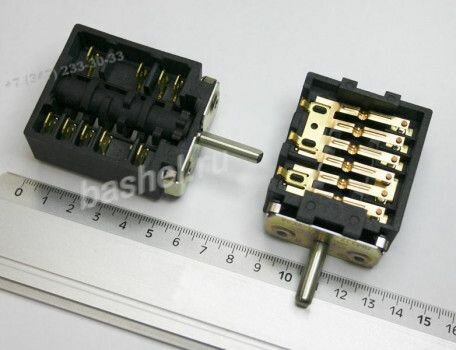 Переключатель мощности для э/п 7pos, 9pin(6gr) ПМЭ27-2375П(1.2375.701, 7002.2) 16A