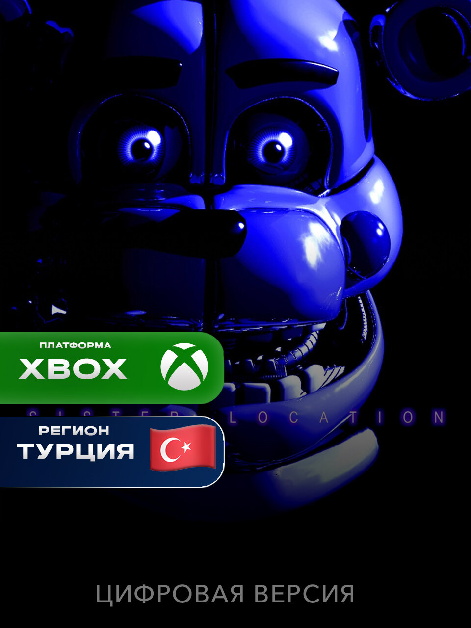 Игра Five Nights at Freddy's: Sister Location Xbox One, Series X|S цифровое издание Новый аккаунт