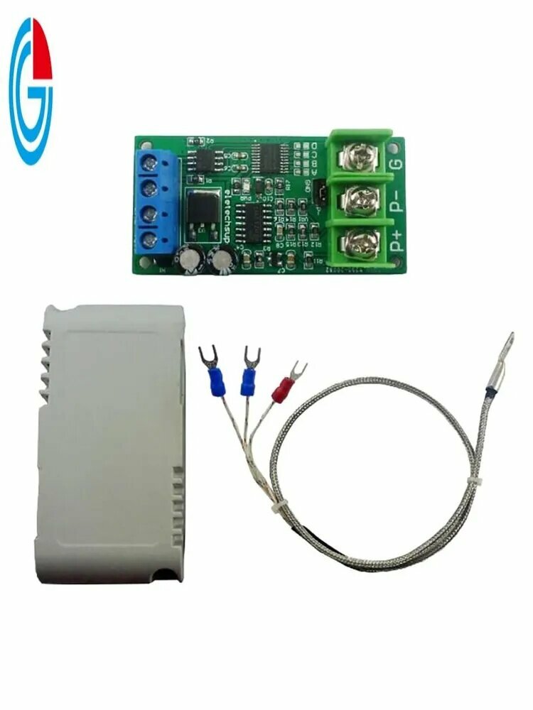 (K T N M) DC 8-25V PT100 Преобразователь термосопротивления в температуру RS485 Modbus RTU RTD Комплект модуля датчика PTA9B01