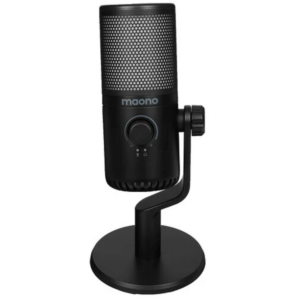 Микрофон MAONO DM30 RGB, настольный, подсветка, конденсаторный, черный