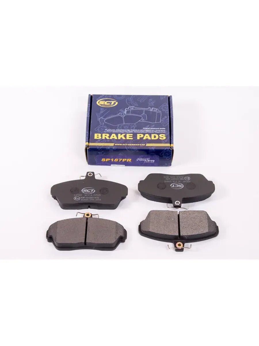 Колодки тормозные передние для а/м ГАЗ3110 3302 SCT SP187
