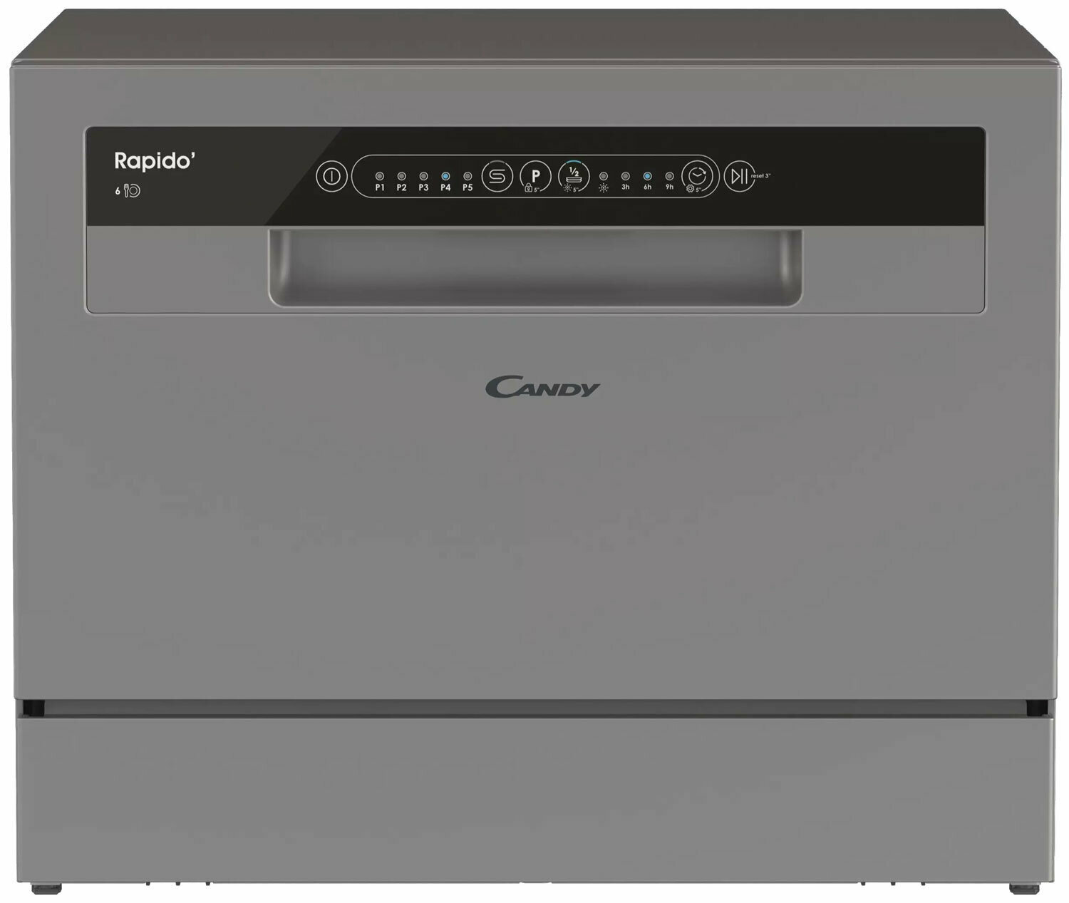 Компактная посудомоечная машина Candy CP 6F51LS-08 серебристая