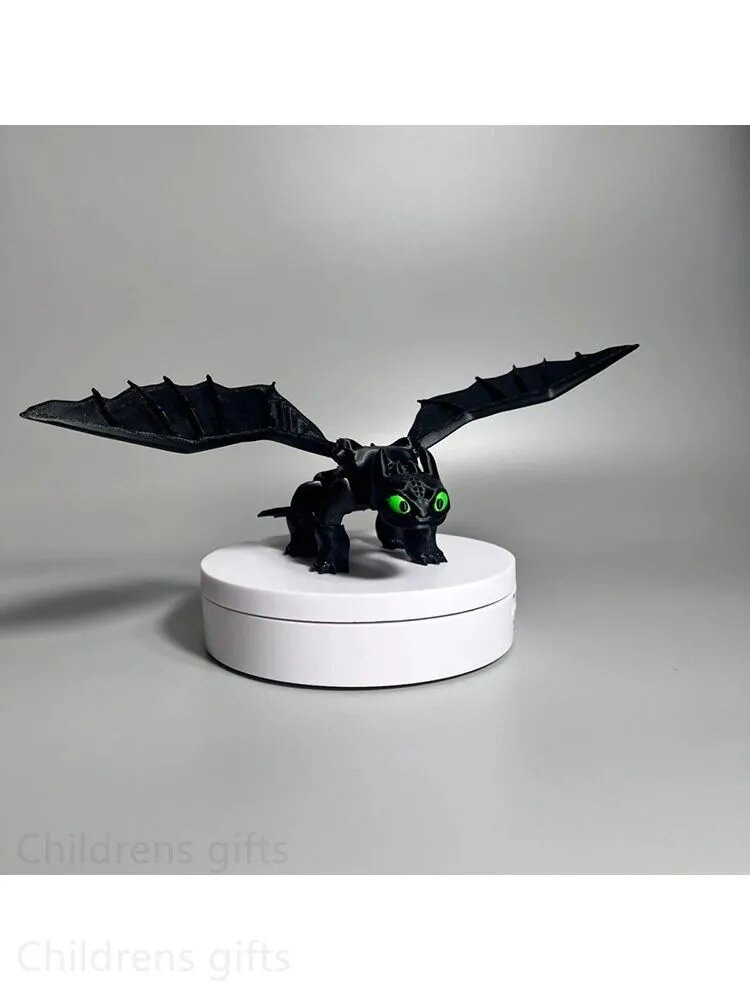 Мастер 3D-печати dragon trainer может двигать суставами, крыльями, легкими украшениями в виде злых драконов, игрушечными моделями ручной работы