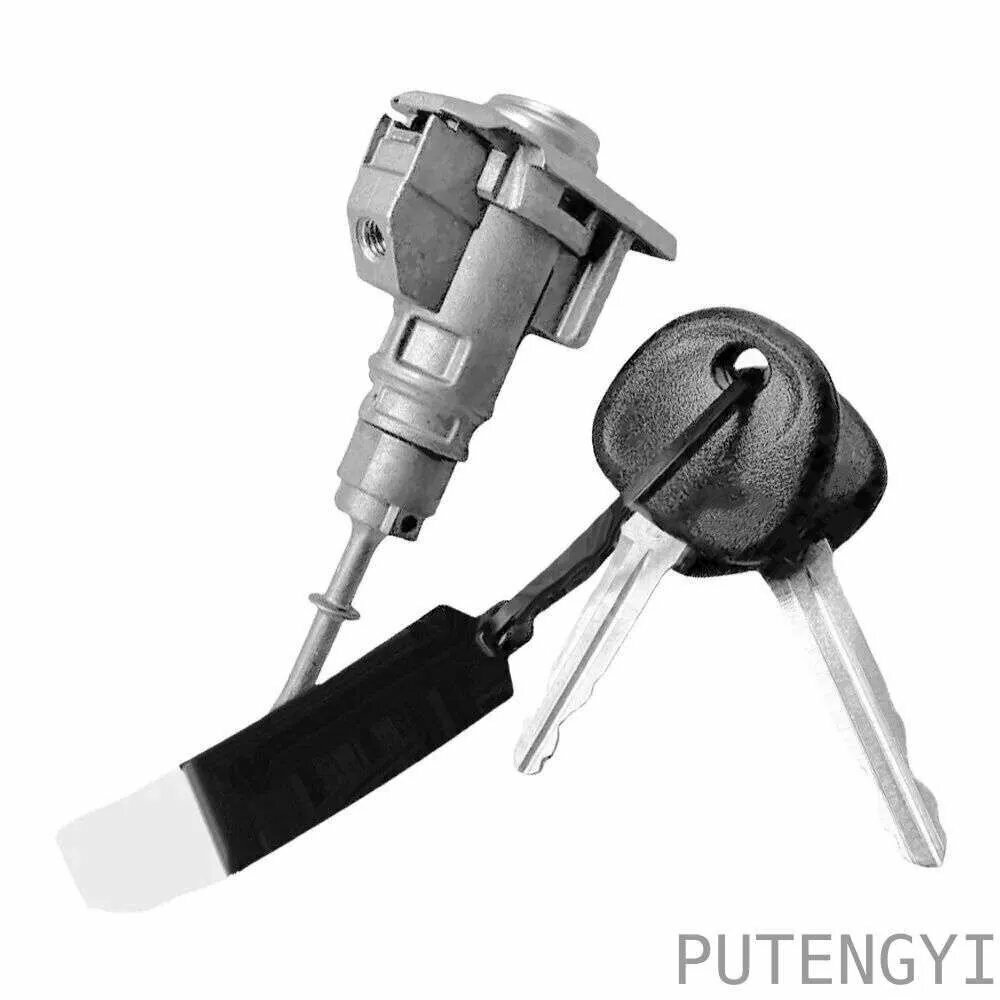 Личинка замка передней левой водительской двери с 2 ключами для hyundai santa fe 2007-2010