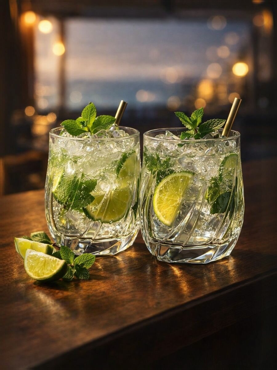 Стакан из толстого стекла для горячих и холодных напитков 300 мл