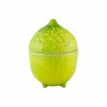 Сахарница Bordallo Pinheiro "Лимон", 16 см, 1,1 л, желтая