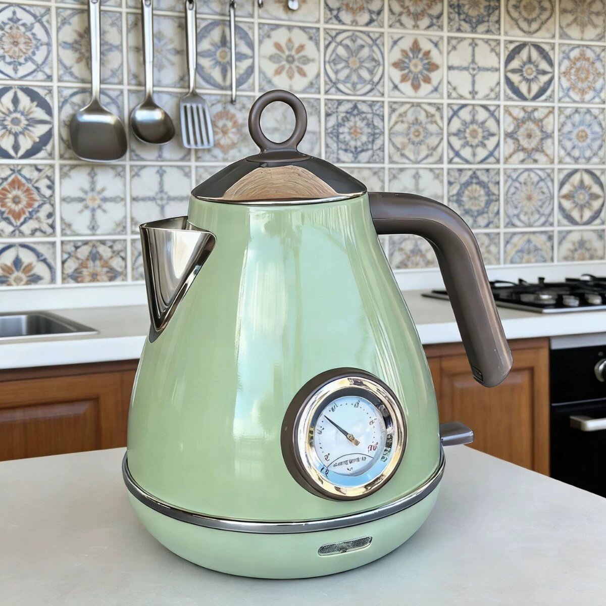 Чайник De'Longhi KBOV 2001, 2000Вт, блокировка без воды, металл, автоотключение