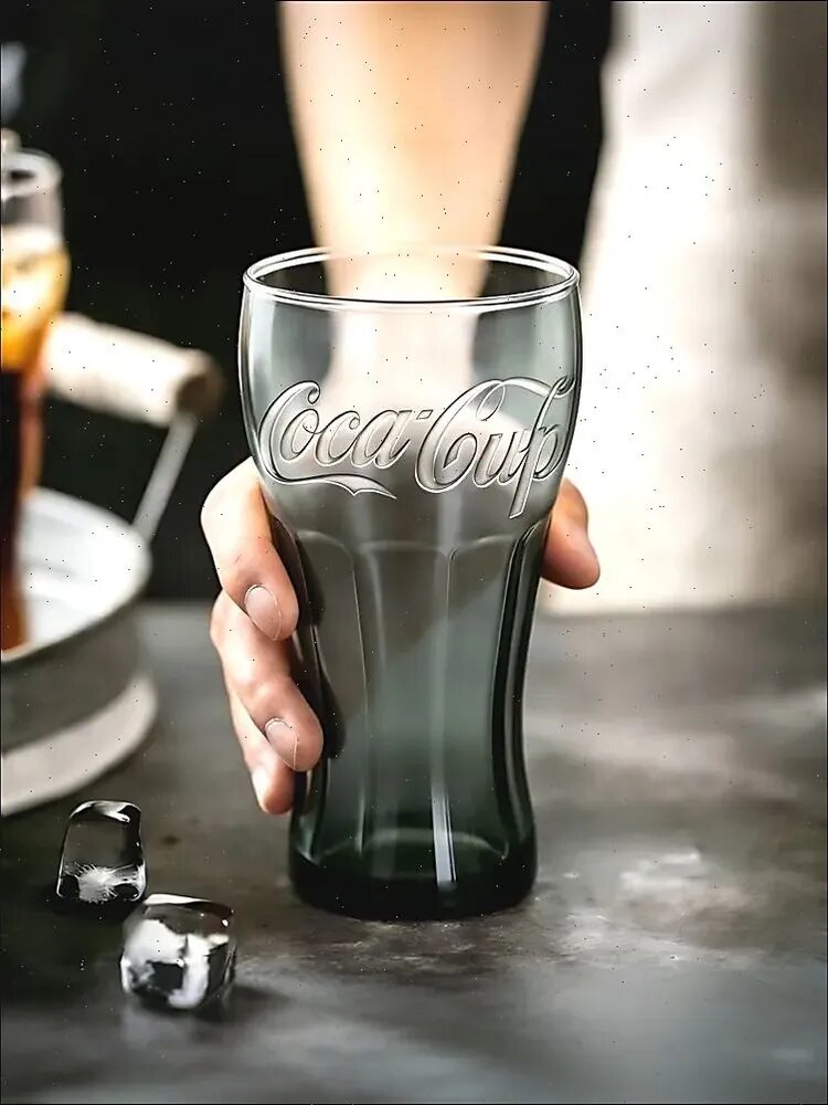 Стакан "cocacola" 350 мл 1 шт серый