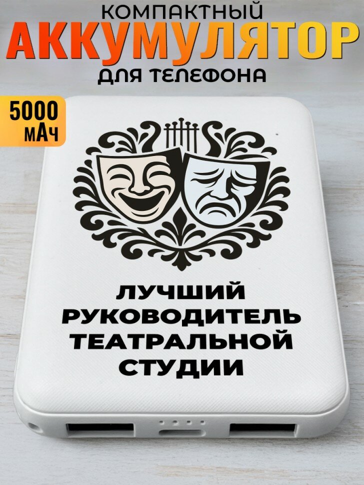 Повербанк "Лучший руководитель театральной студии"