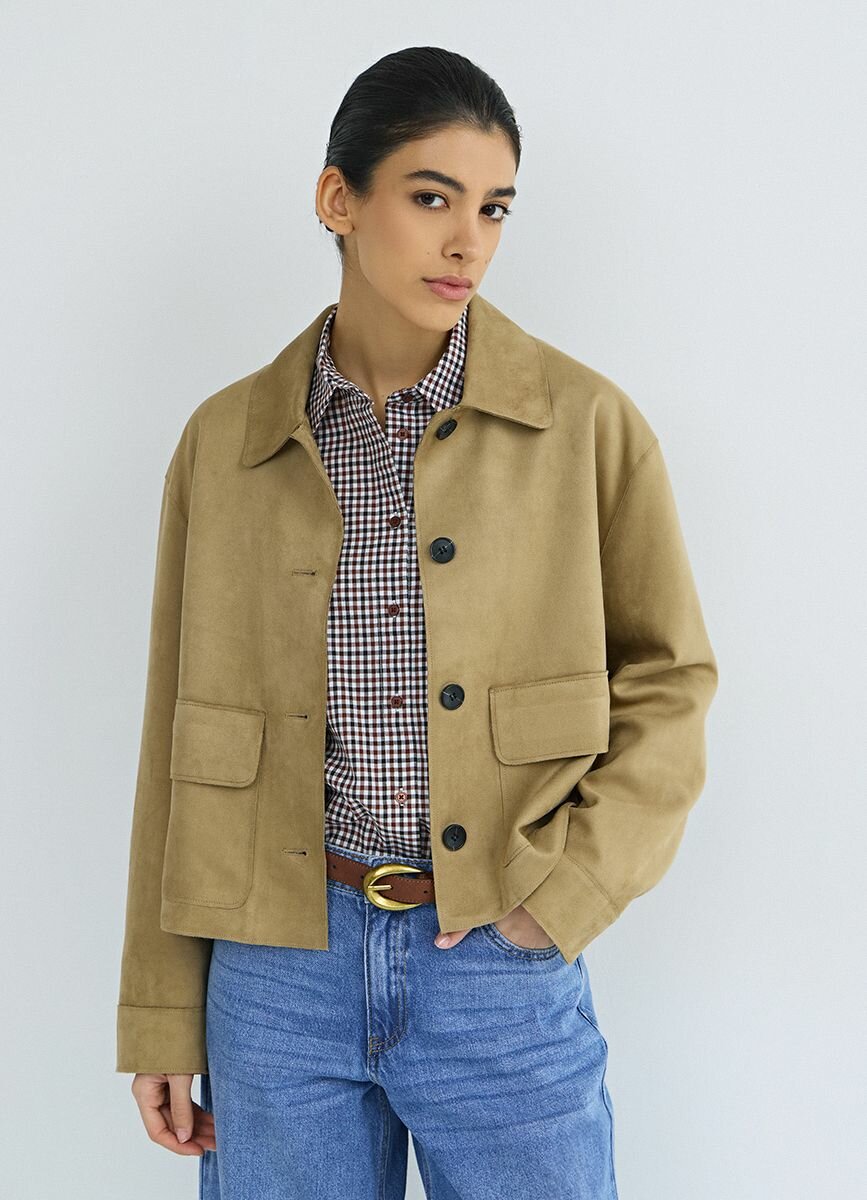 Куртка кожаная Весна-лето 2026