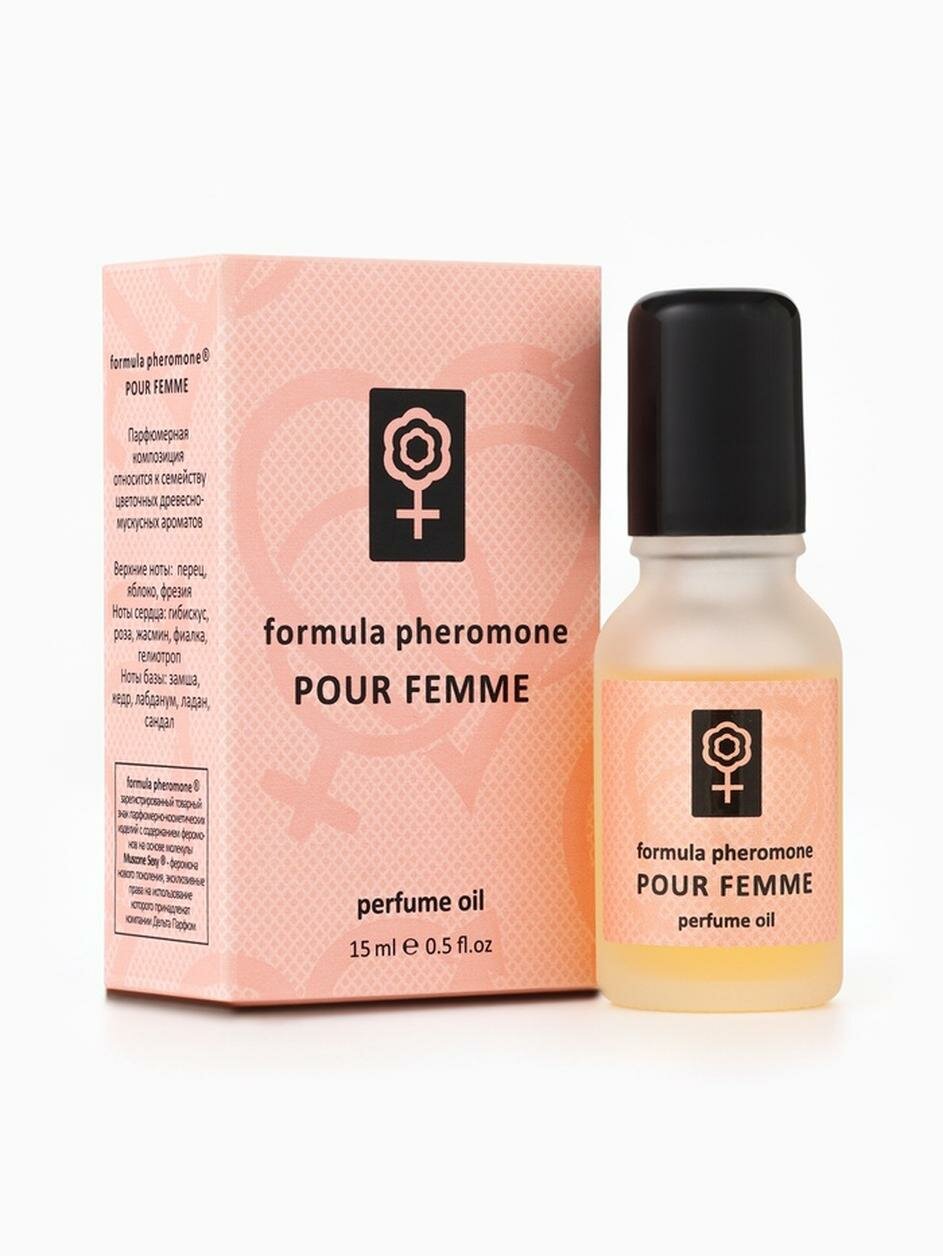 Парфюмерное масло женское с феромонами Formula Pheromone Pour Femme, 15 мл 10952919