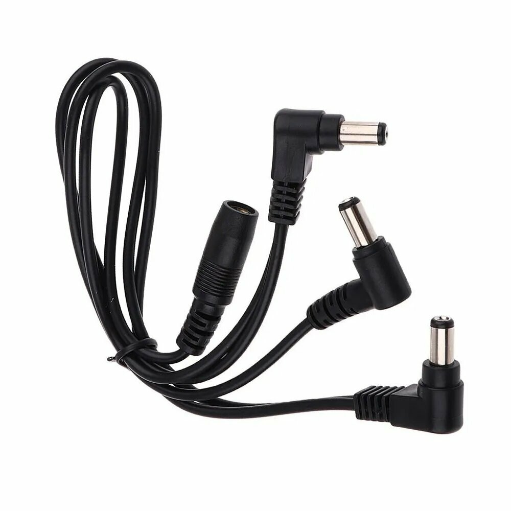 Адаптер питания для гитарных эффектов, 9В, 1А, с разветвителем на 3 выхода, кабель для педалей