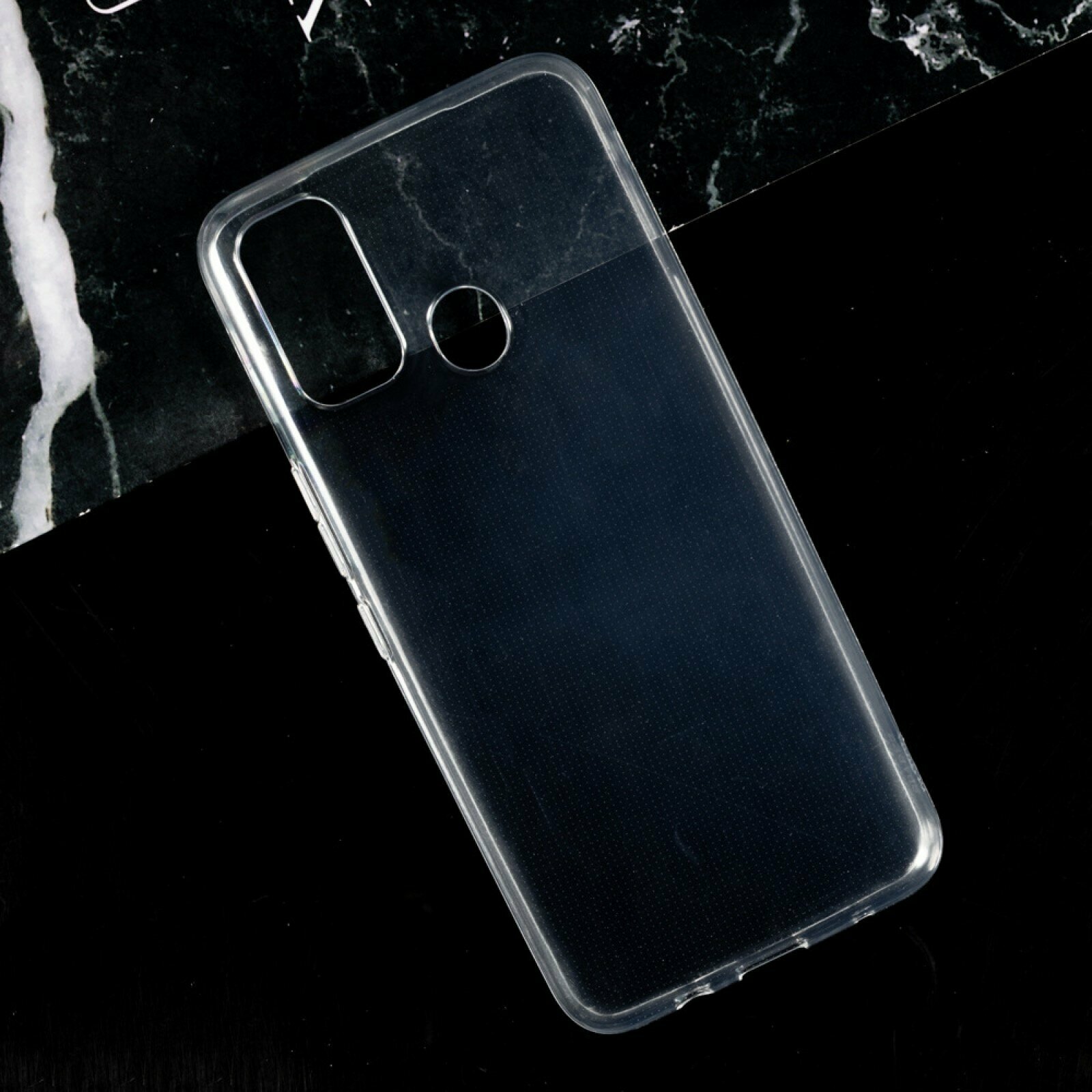 Чехол панель-накладка MyPads для Tecno Spark 7 прозрачный из мягкого силикона ультра-тонкий