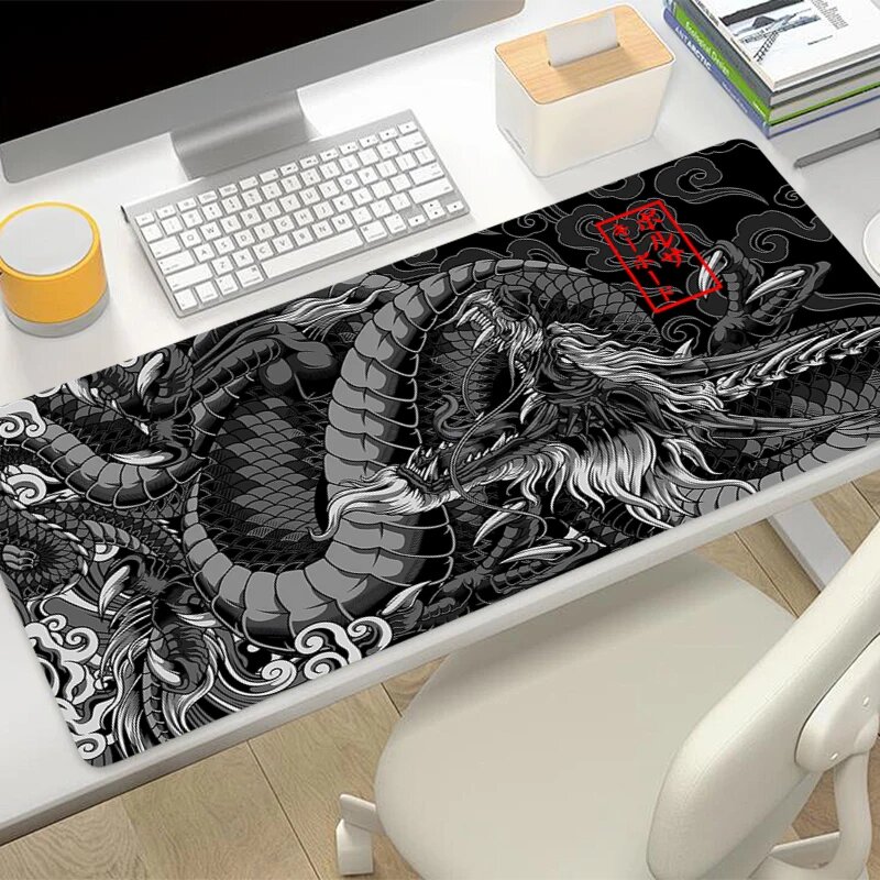 Коврик для мыши Dragon 1000x500x2mm, черный, TK-0000007803