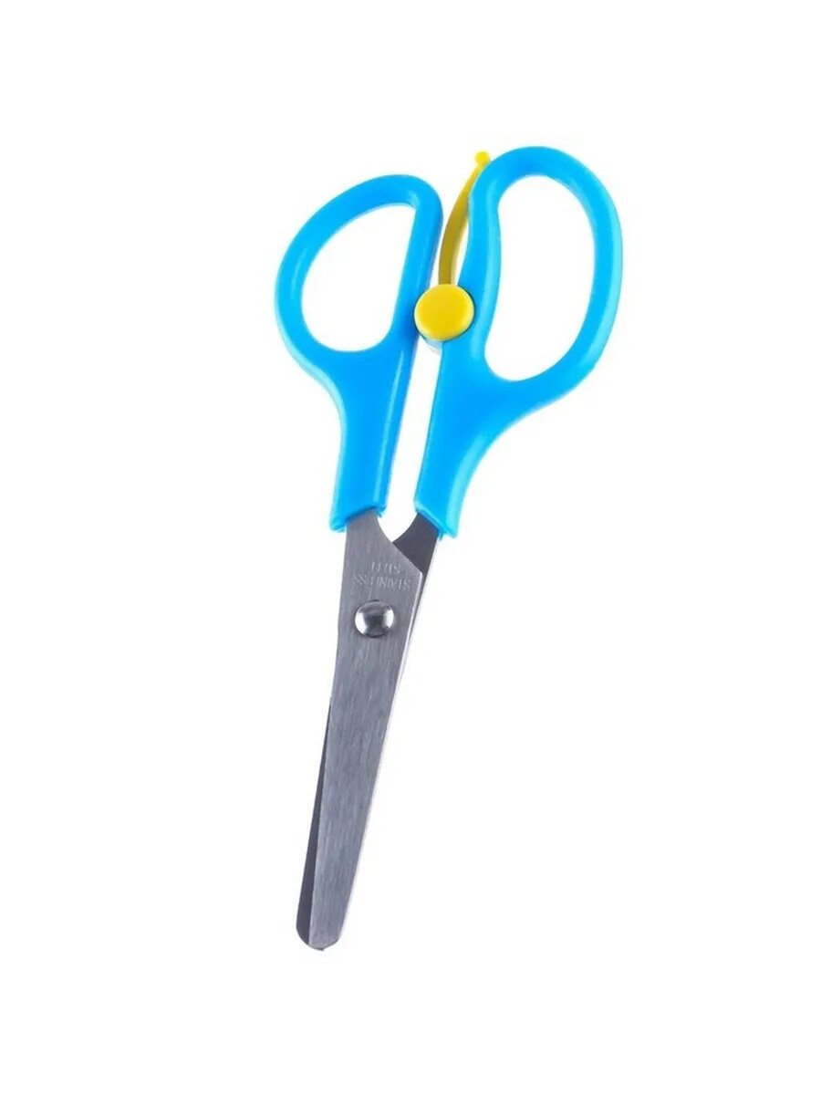 Безопасные детские ножницы с фиксатором