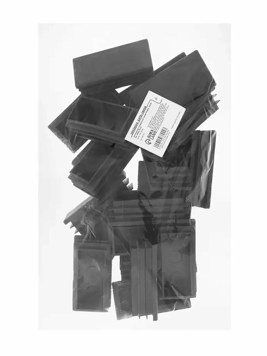 Комплект заглушек для профильных труб 20 шт