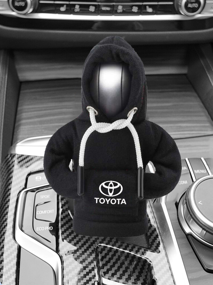 Чехол на рычаг переключения передач Toyota, мини-худи для кулисы — мягкий тканевый чехол, пыле- и износостойкий