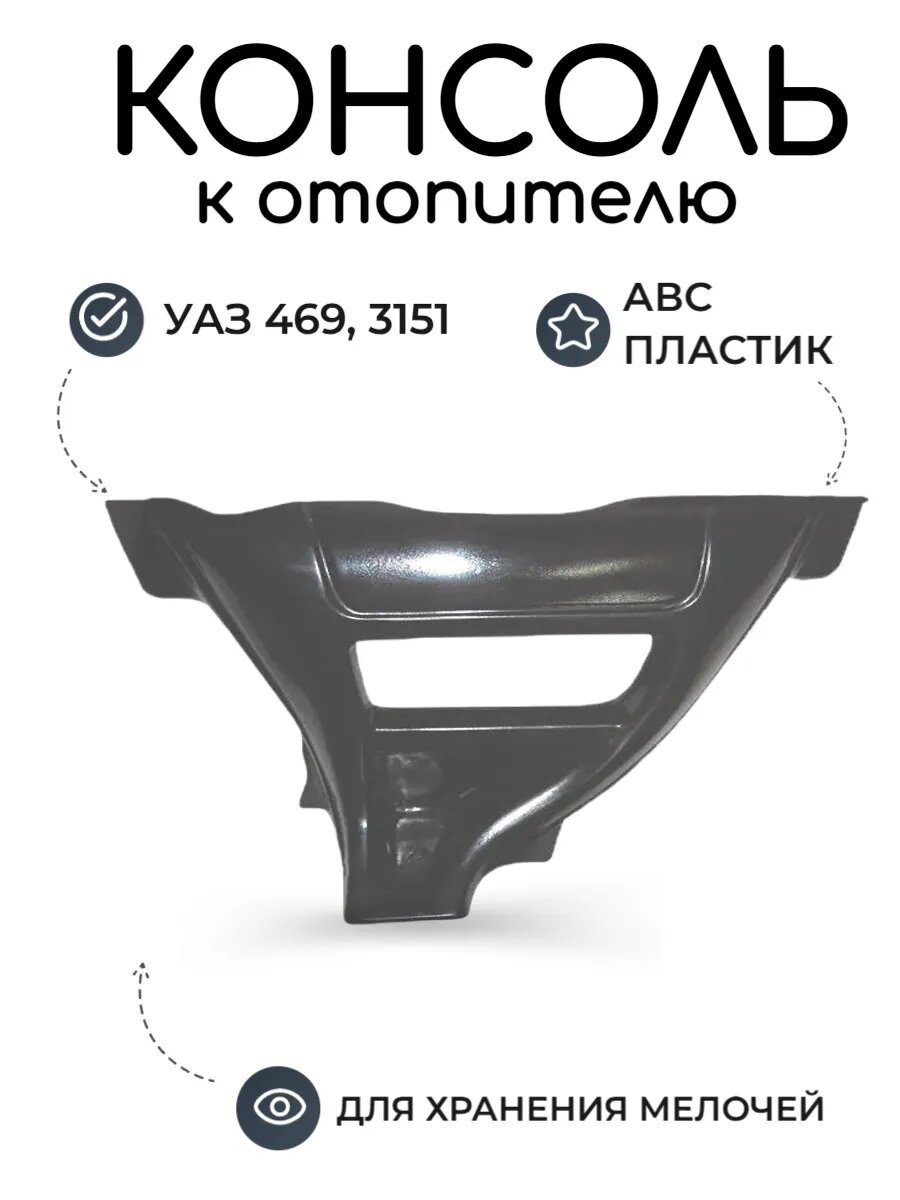 Консоль отопителя УАЗ 31512, 469, бар