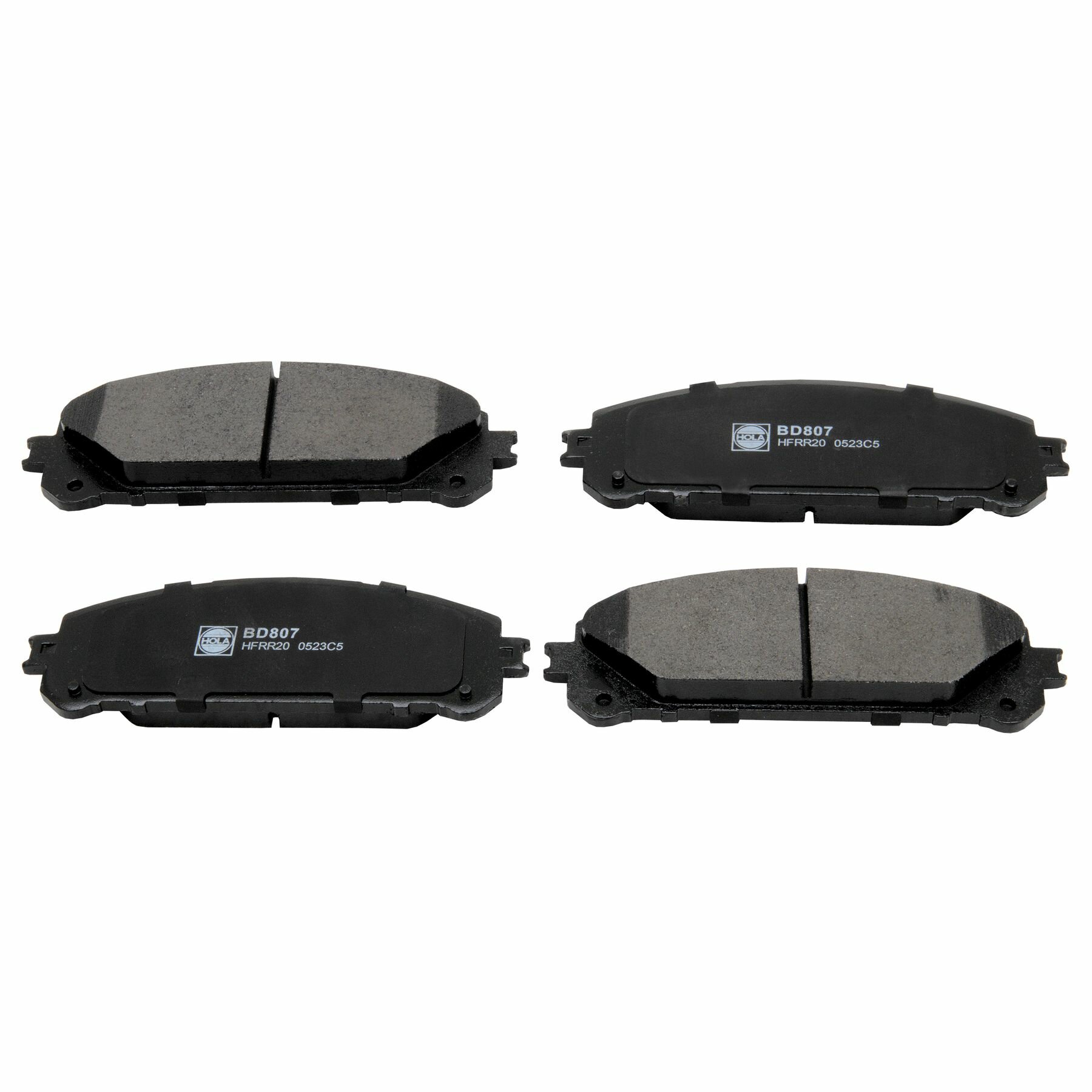 HOLA тормозные колодки дисковые передние TOYOTA RAV4 IV V ALPHARD HIGHLANDER, LEXUS NX RX (1 компл.) BD807