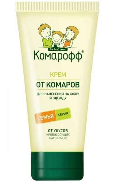 Комарофф Крем от комаров для всей семьи, 100 мл