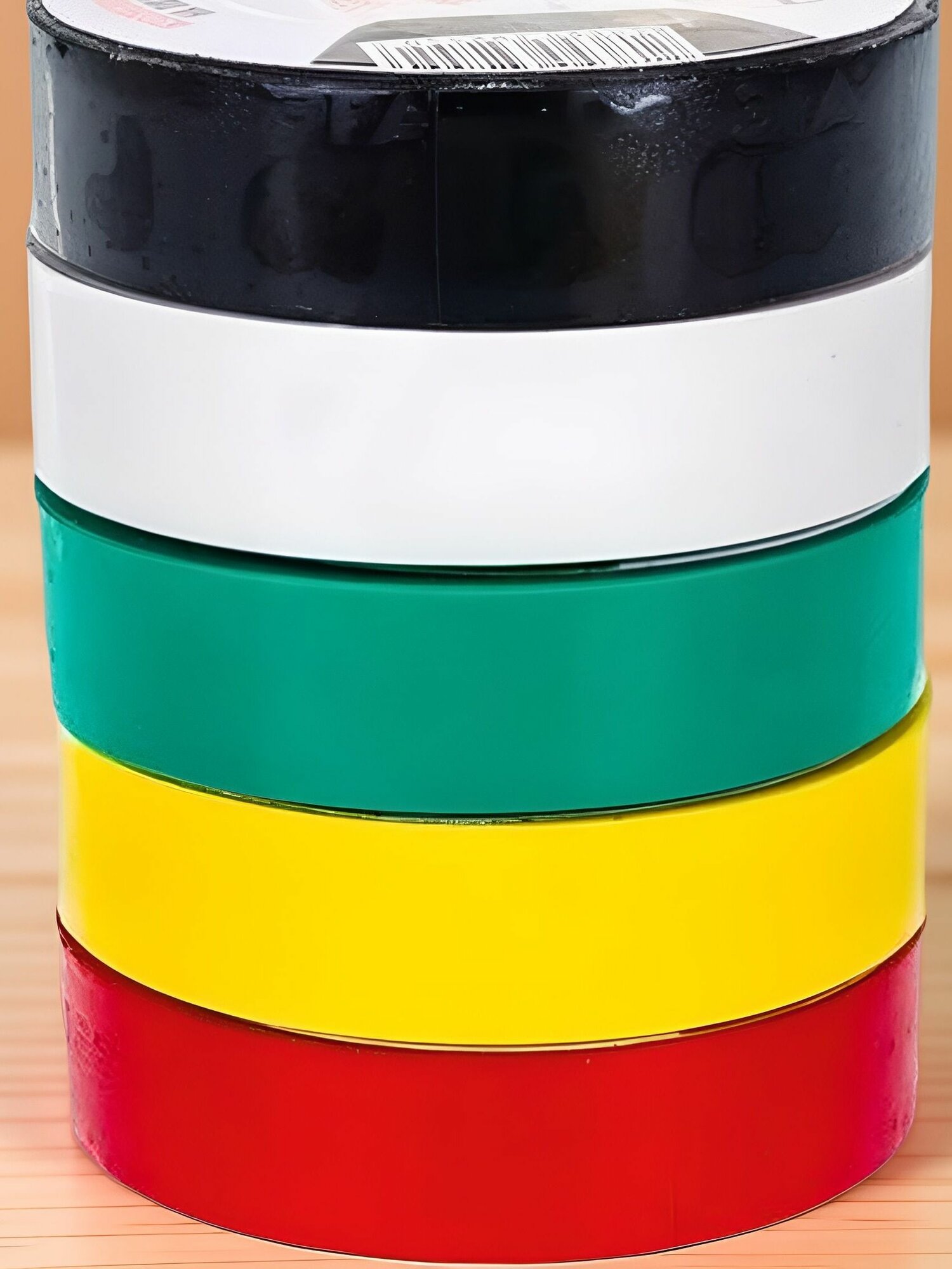 Изолента набор 5 цветов 15мм х 10м ГОСТ 16214-86