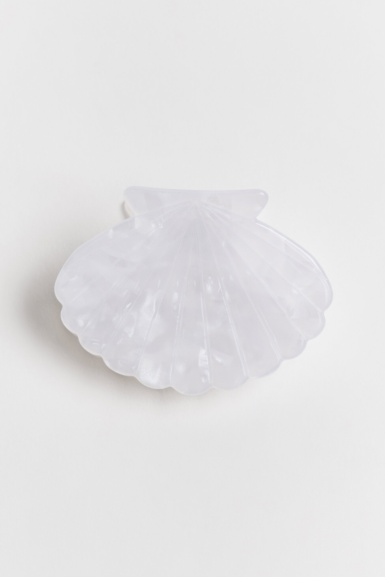 Заколка-краб для волос в виде ракушки