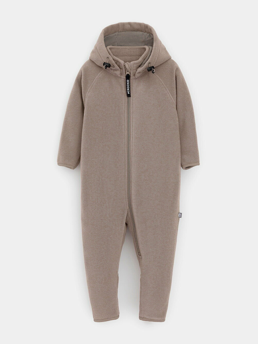 Комбинезон флисовый для малыша, с капюшоном