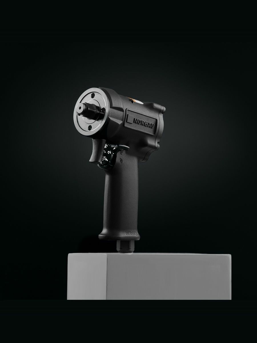 Ударный гайковерт NORGAU Industrial профессиональный пневматический под квадрат 1/2", 610 Нм