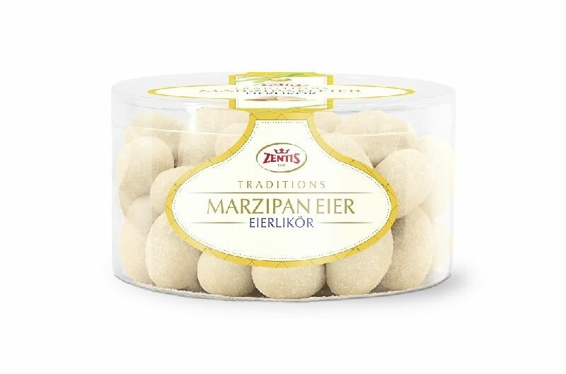 Яйца ZENTIS марципановые с яичным ликером /пластик/ 500г