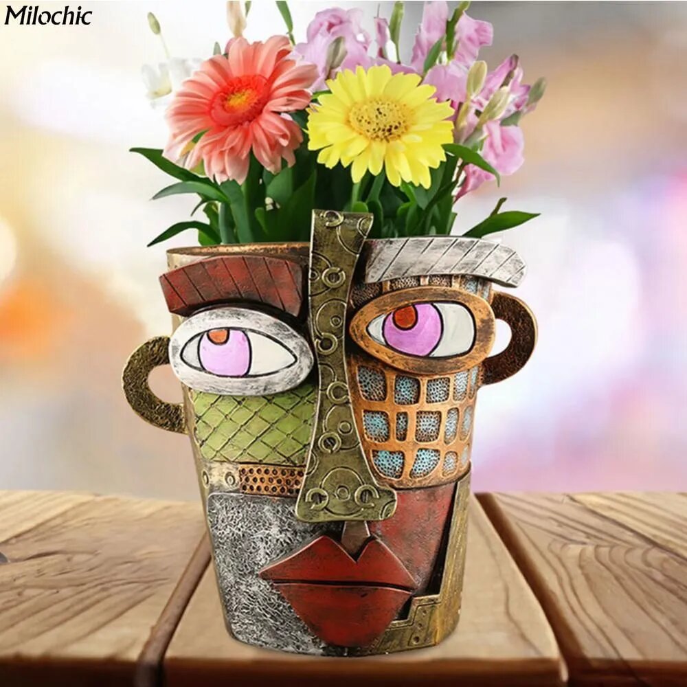 Milochic Кашпо 18.5 см, 1 шт, цвет красный