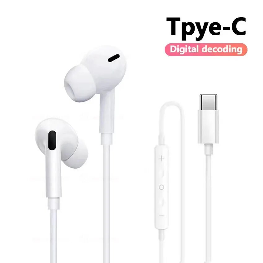 Проводные внутриканальные наушники Xiaomi Mi 14 13 12 Pro Ultra Lite type c3 headset