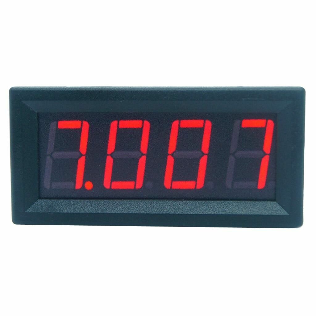 Суперминиатюрный 4-разрядный вольтметр 0,56 дюйма, 100 В, Черный - Другое