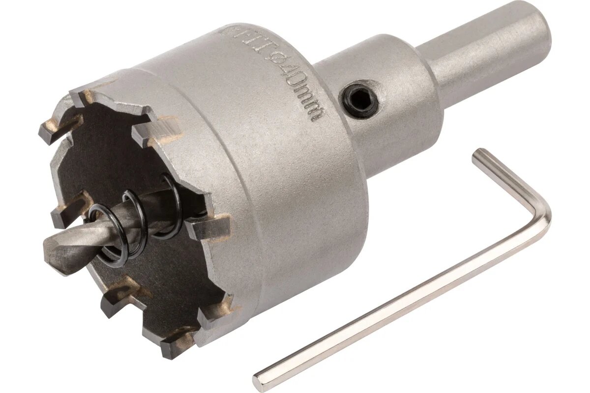 Коронка FIT Профи 40 мм 36840, кольцевая, с карбидными вставками