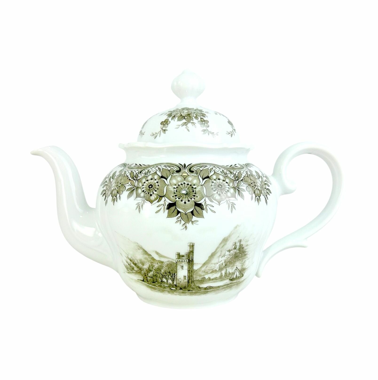 Чайник, заварник Замки Германии, Seltmann Weiden, Rheingau, винтаж. Германия