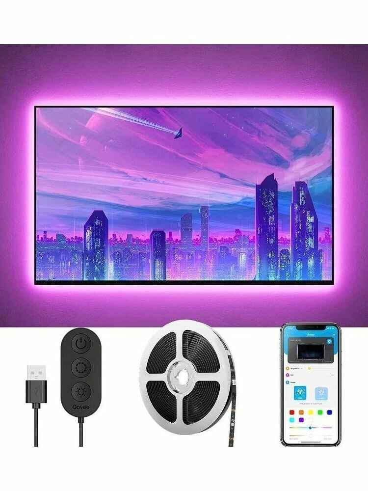 Подсветка для TV Govee RGB TV LED Backlight (46-60), черный