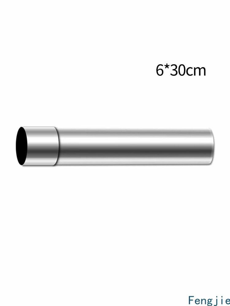 Дымоход из нержавеющей стали диаметром 60 мм, длина 30/40 см, дымоходная труба прямого типа, дровяные печи, нагреватели, выхлопная труба, инструмент