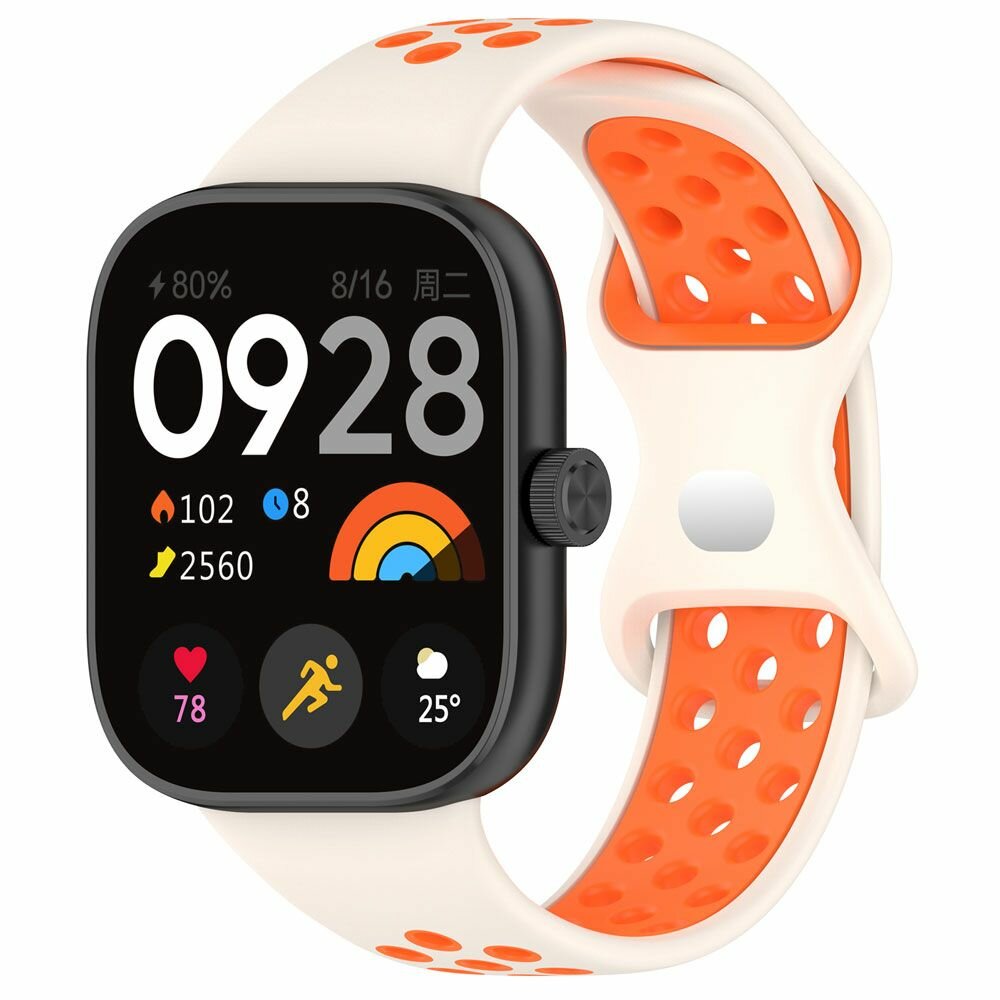 Силиконовый ремешок для Xiaomi Redmi Watch 4 5 6, спортивный дышащий ремешок, сменный браслет для умных часов для спорта замена ремешка