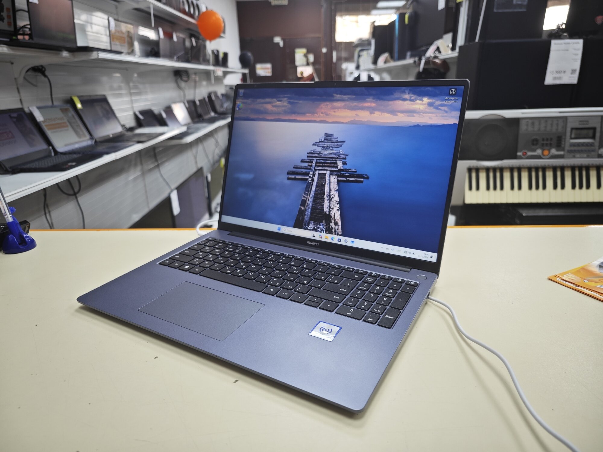 Ноутбук Huawei MateBook D 16 MCLG-X (53013YDL), 16", Intel Core i5 13420H 2.1ГГц, 16Gb/512Gb, grey Б/У уценка