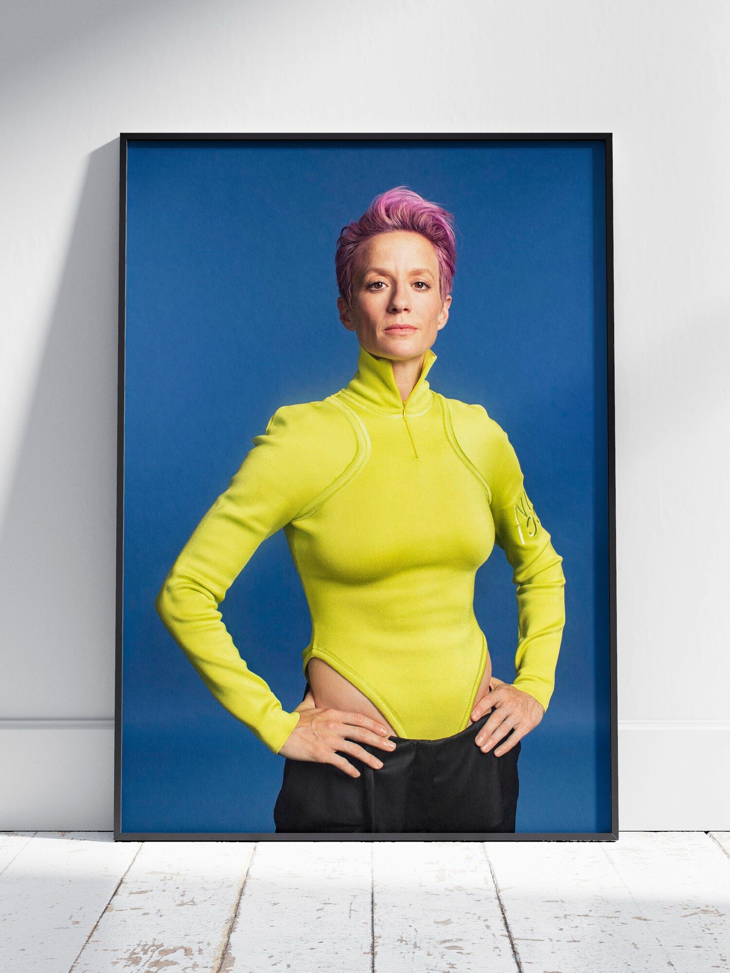 Плакат на стену для интерьера Женщины Футбол (Меган Рапино - Megan Rapinoe 5) - Постер по спорту и физической активности формата A4 (21x30 см)