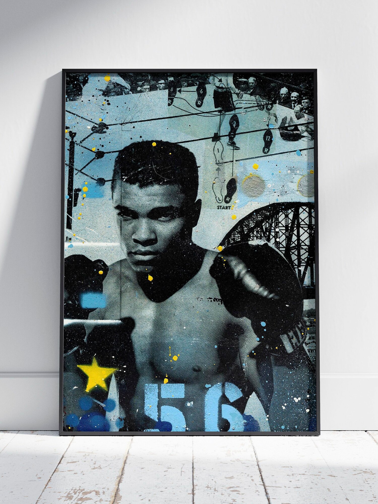 Плакат на стену для интерьера Легенды Бокса (Мухаммед Али - Muhammad Ali 16) - Постер по спорту и физической активности формата A4 (21x30 см)