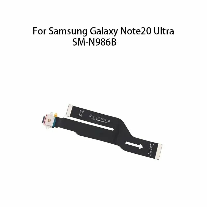 USB-порт для зарядки, док-коннектор, зарядная плата, гибкий кабель для Samsung Galaxy Note20 Ultra / SM-N986B