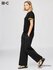 Брюки Uniqlo SWEAT STRAIGHT, размер 2XL, black/black