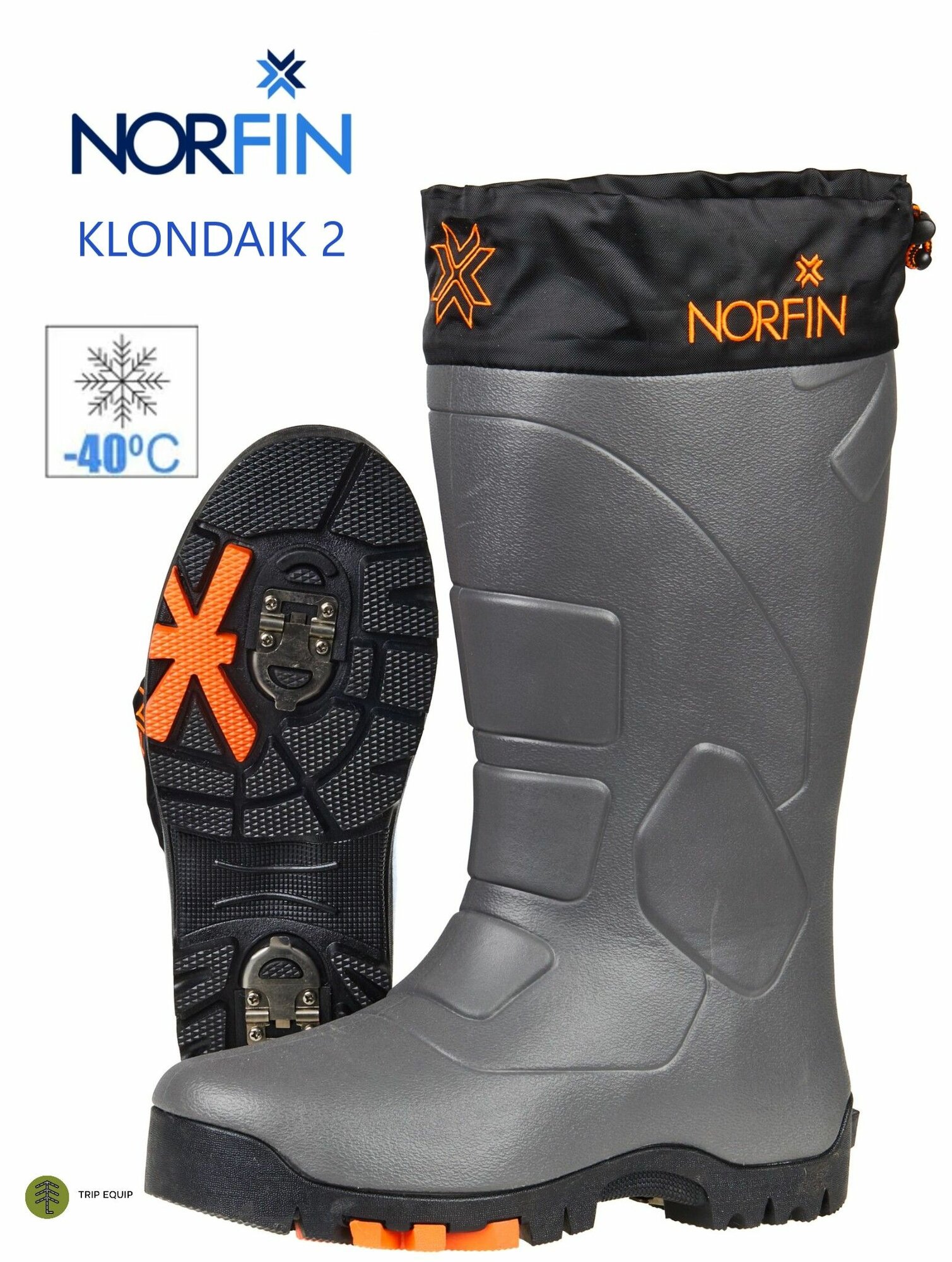 Сапоги зимние Norfin KLONDAIK 2, -40С, EVA, р.45 (16990-45)