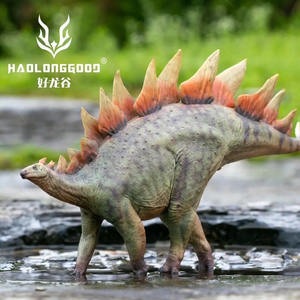 HaoLongGood стегозавр, модель из ПВХ, черный